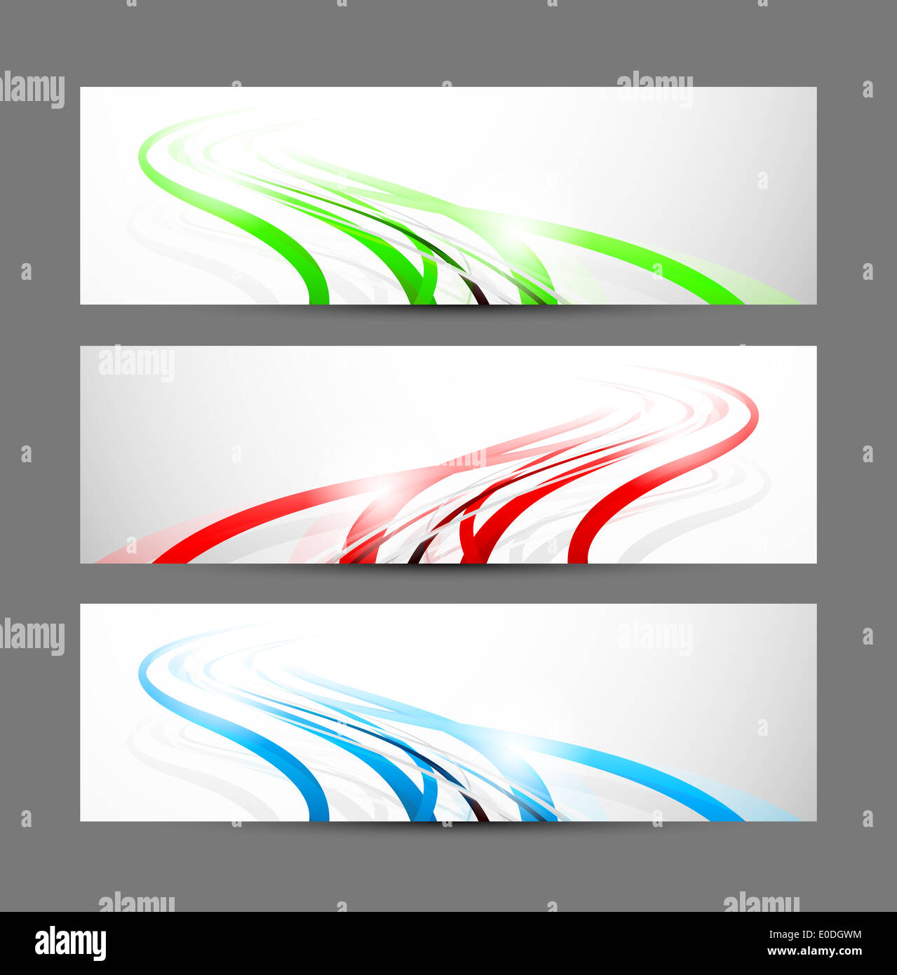 Set of banners. Abstract illustration Stock Photo - Alamy
