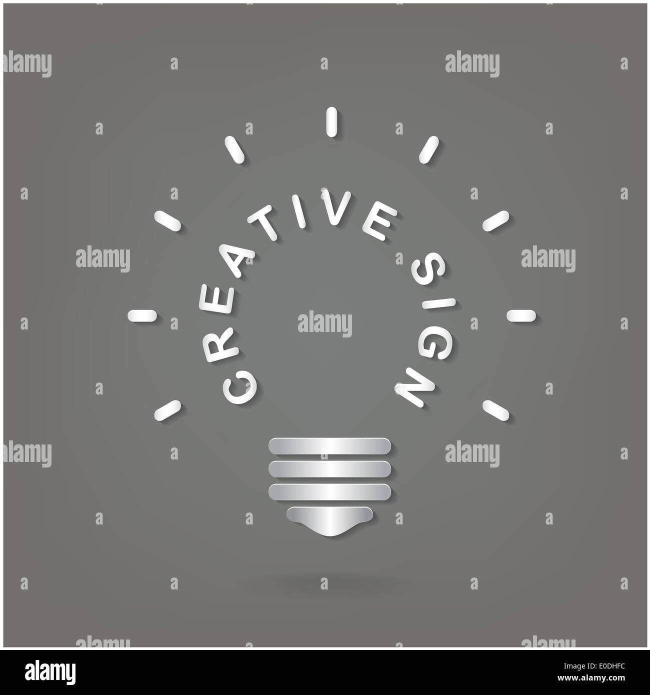 Creative light bulb Idea concept background design for poster flyer ...
