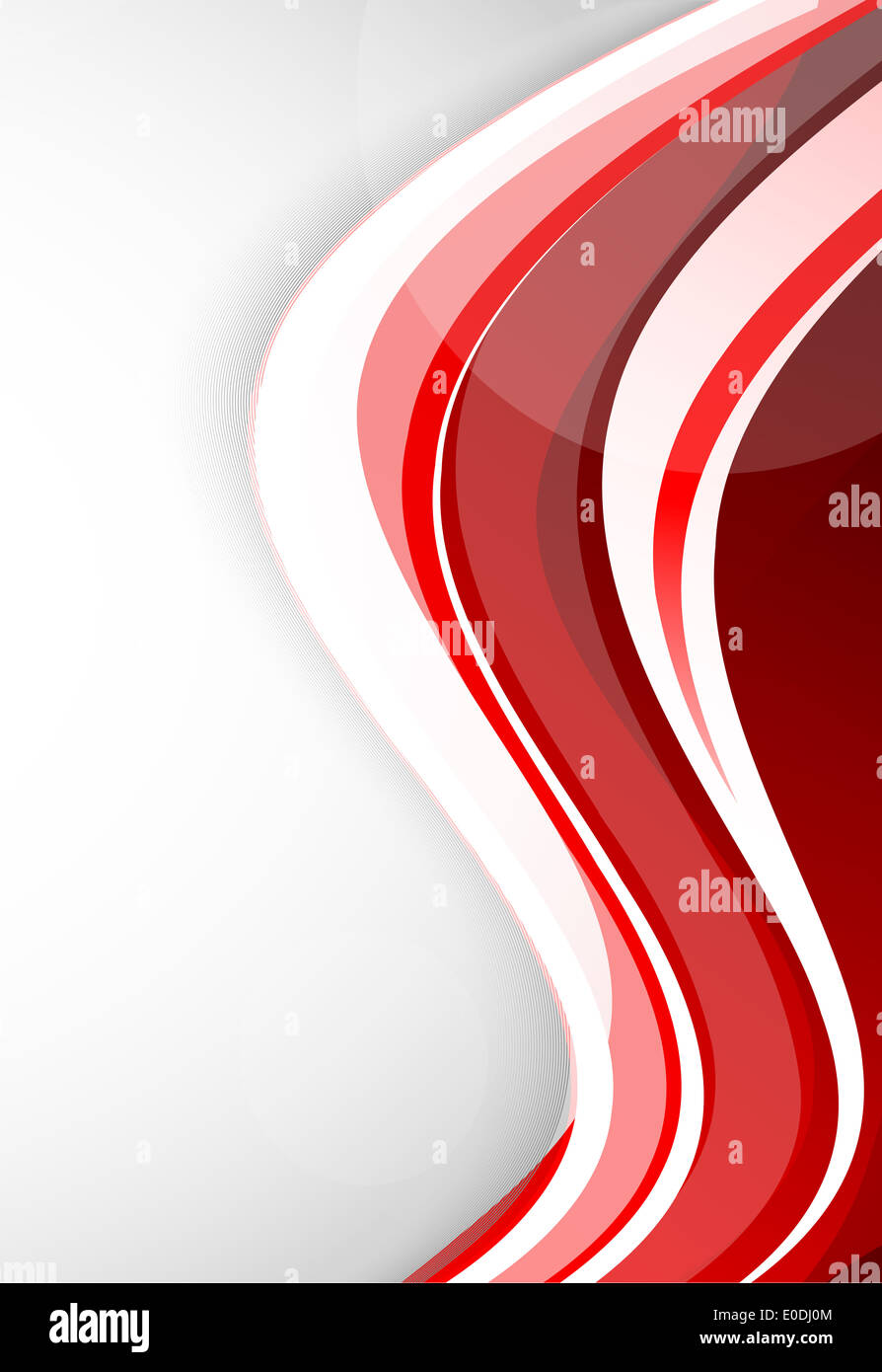Abstract wavy background in red color Stock Photo - Alamy
