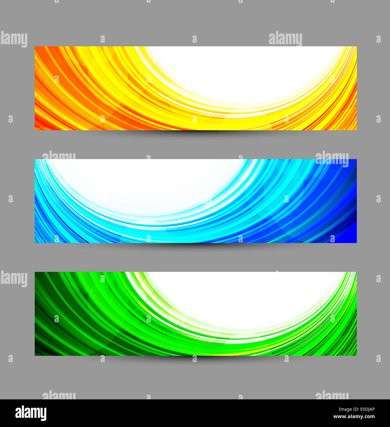 Set of abstract banners. Bright illustration Stock Photo - Alamy