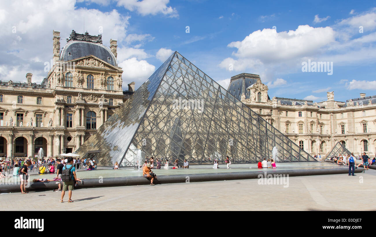 Louvre palace west hi-res stock photography and images - Alamy