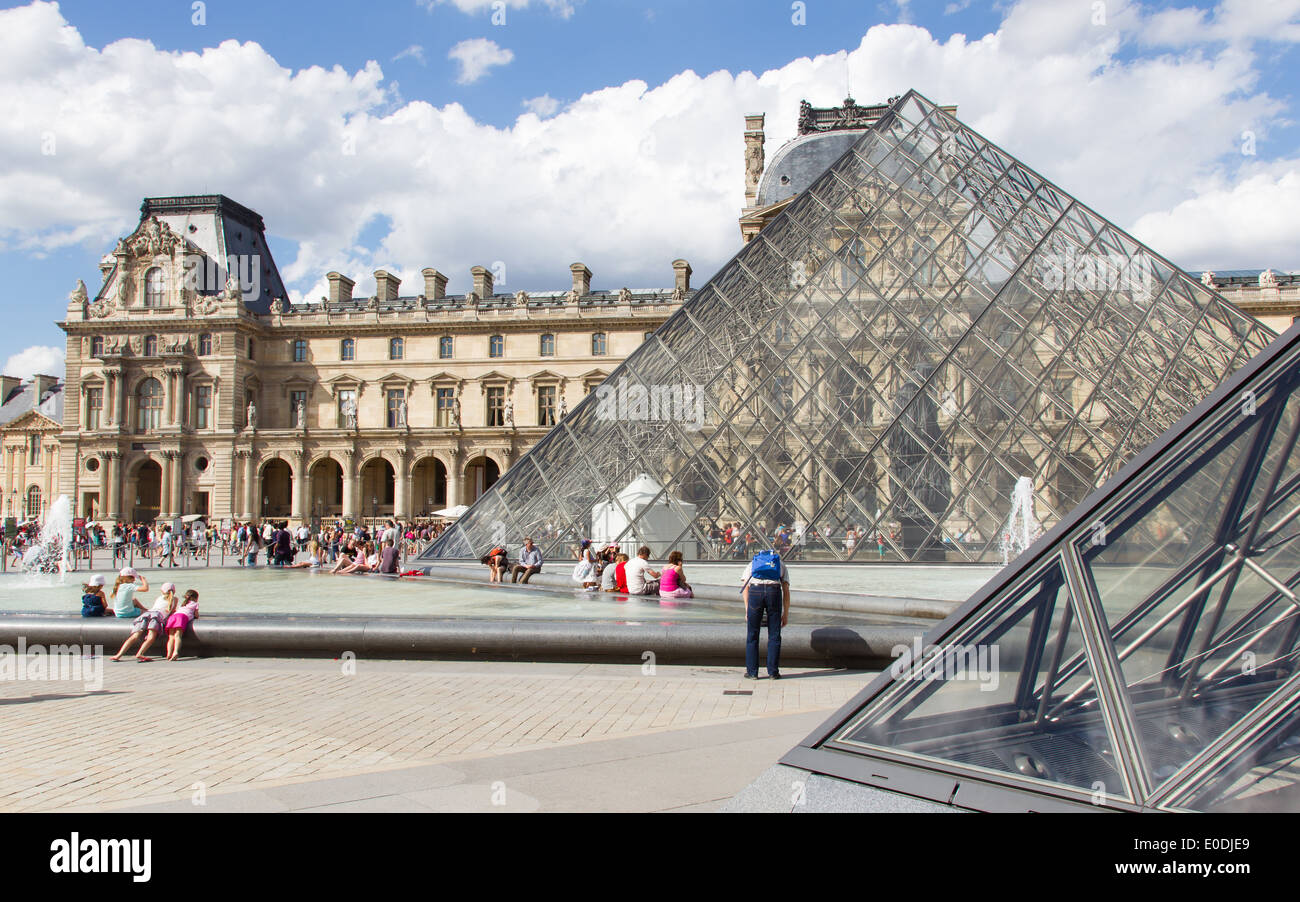 Louvre palace west hi-res stock photography and images - Alamy