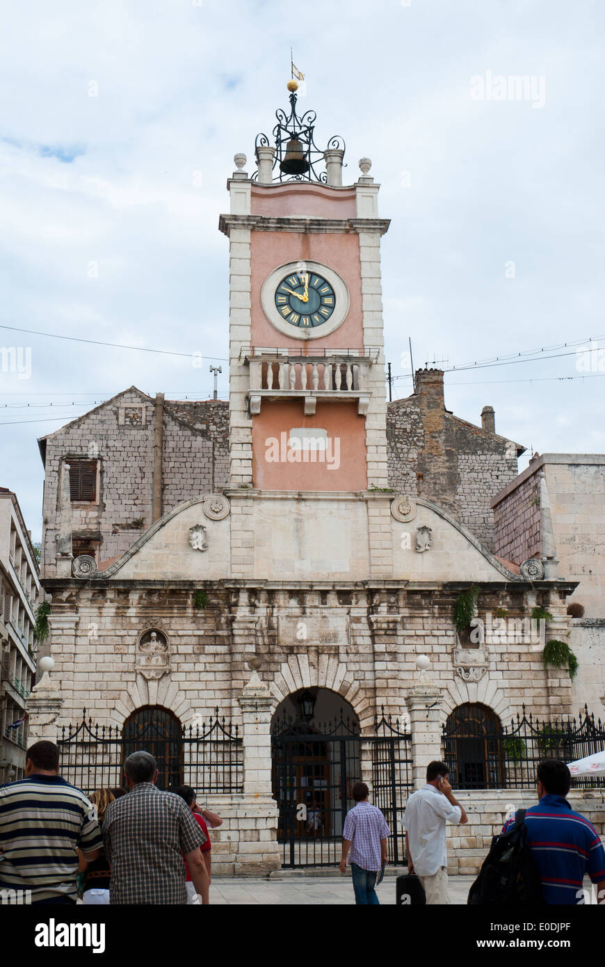Clock tower zadar croatia hi-res stock photography and images - Alamy