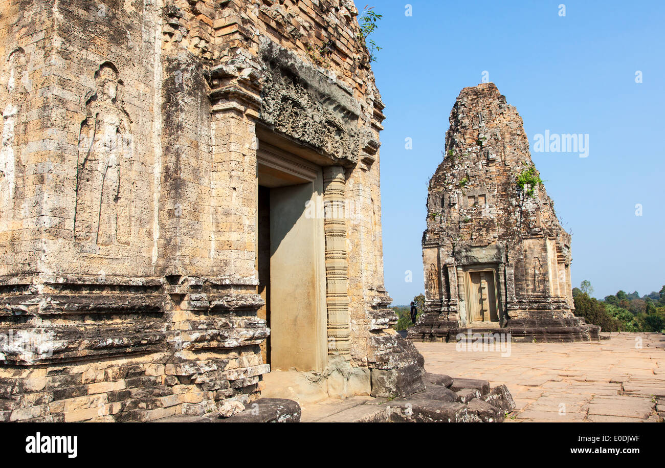 Pyramids at Pre Rup Temple, Angkor, Cambodia Stock Photo - Alamy