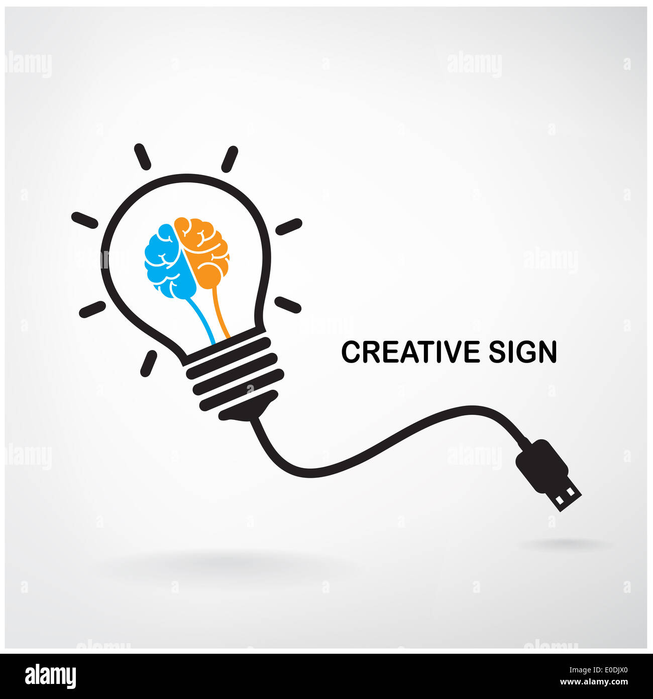 Creative light bulb Idea concept background design for poster flyer ...