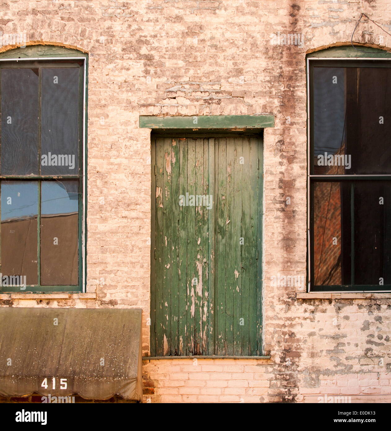 Old buildings that face an alley, can have a lot of character. This ...