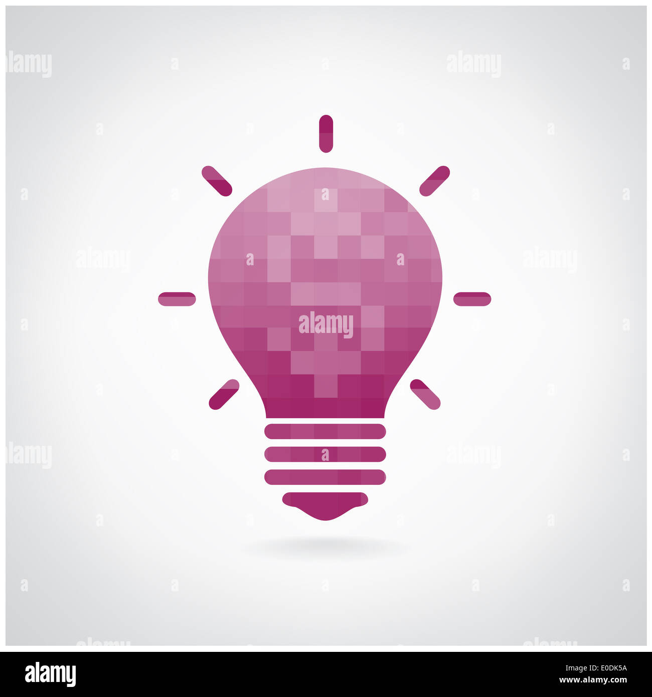 Creative light bulb Idea concept background design for poster flyer ...