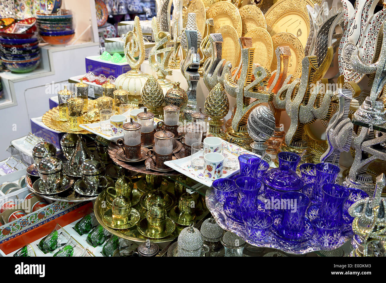 Grand Bazaar Souvenirs Closeup Stock Photo - Alamy
