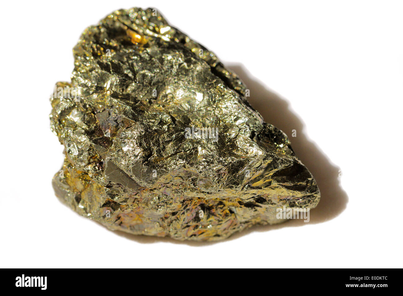A piece of 'fools gold' or more accurately Copper Chalcopyrite Stock ...