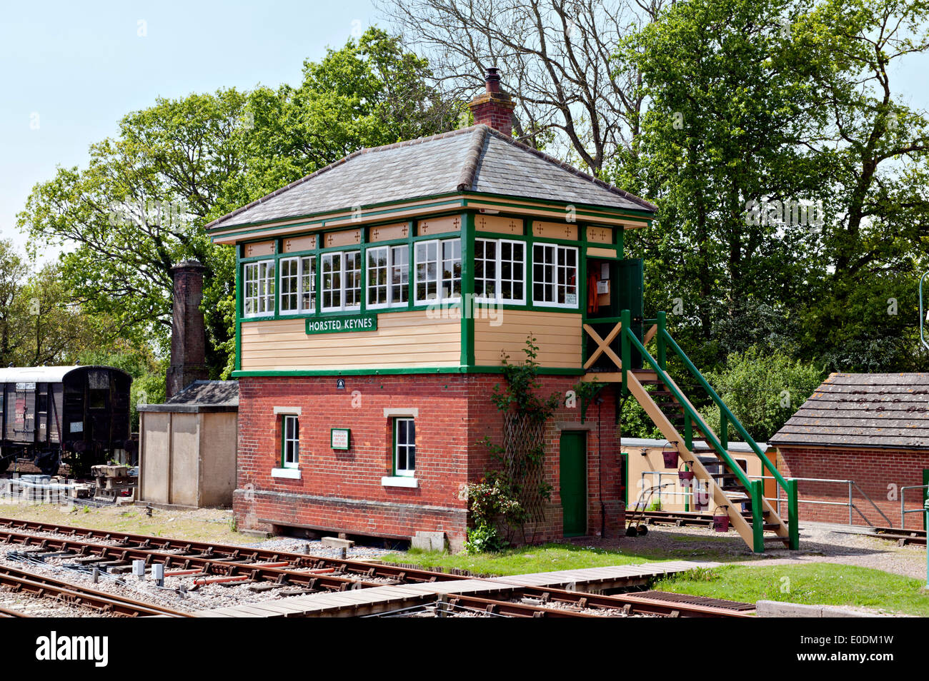 Preserved signalbox hi-res stock photography and images - Alamy