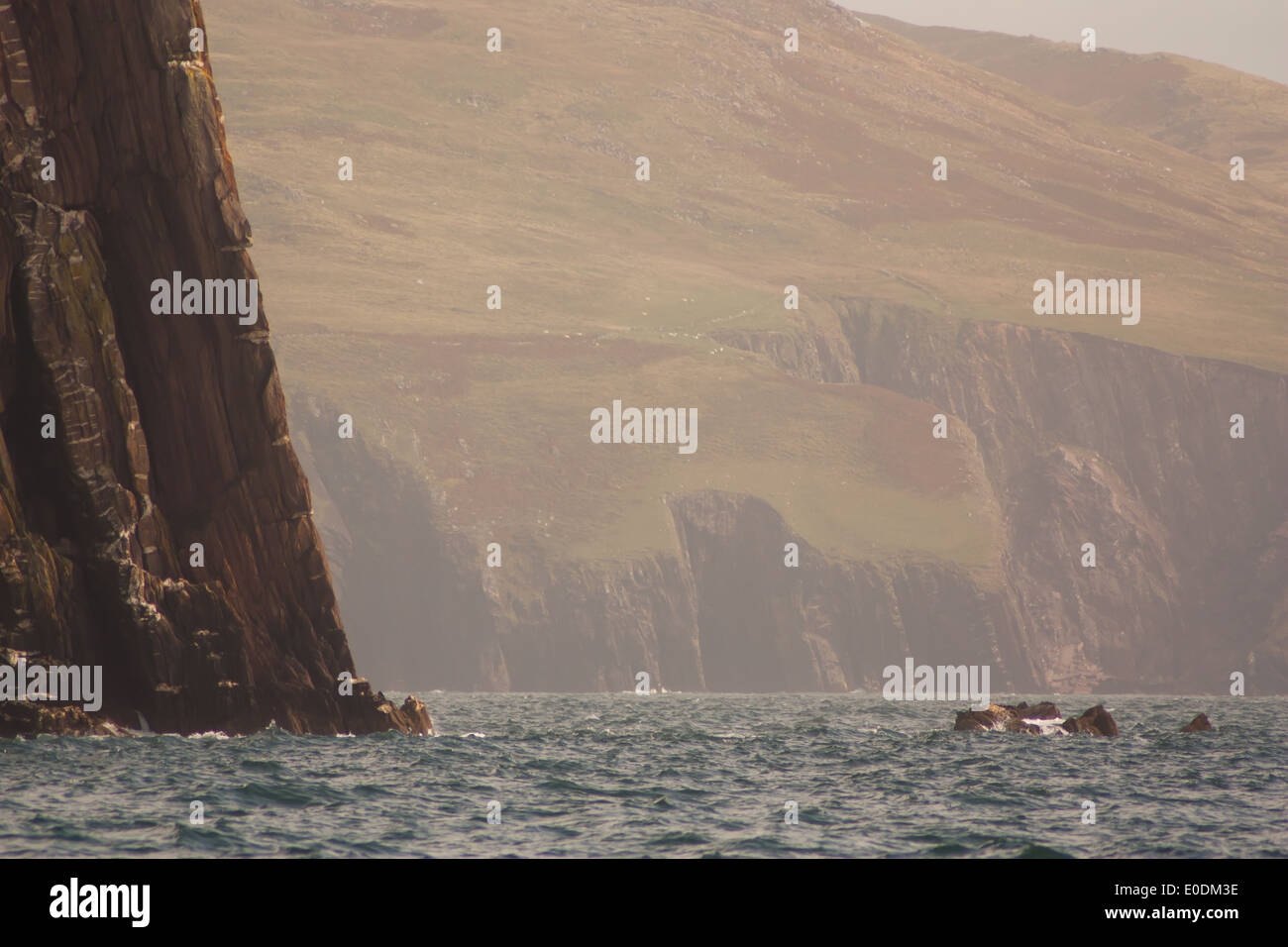 A typical Irish view at the atlantic ocean Stock Photo - Alamy