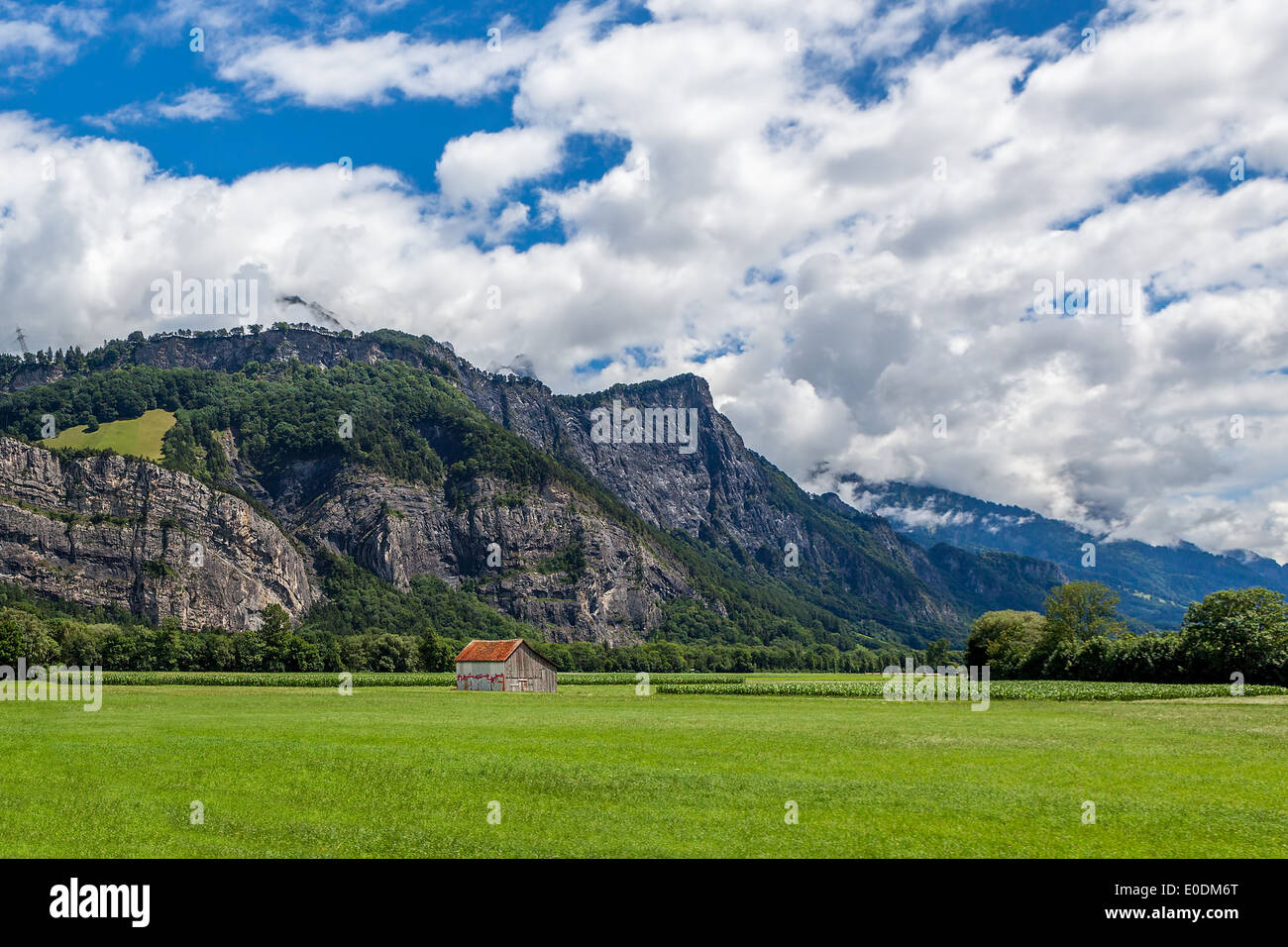 House on the field hi-res stock photography and images - Alamy