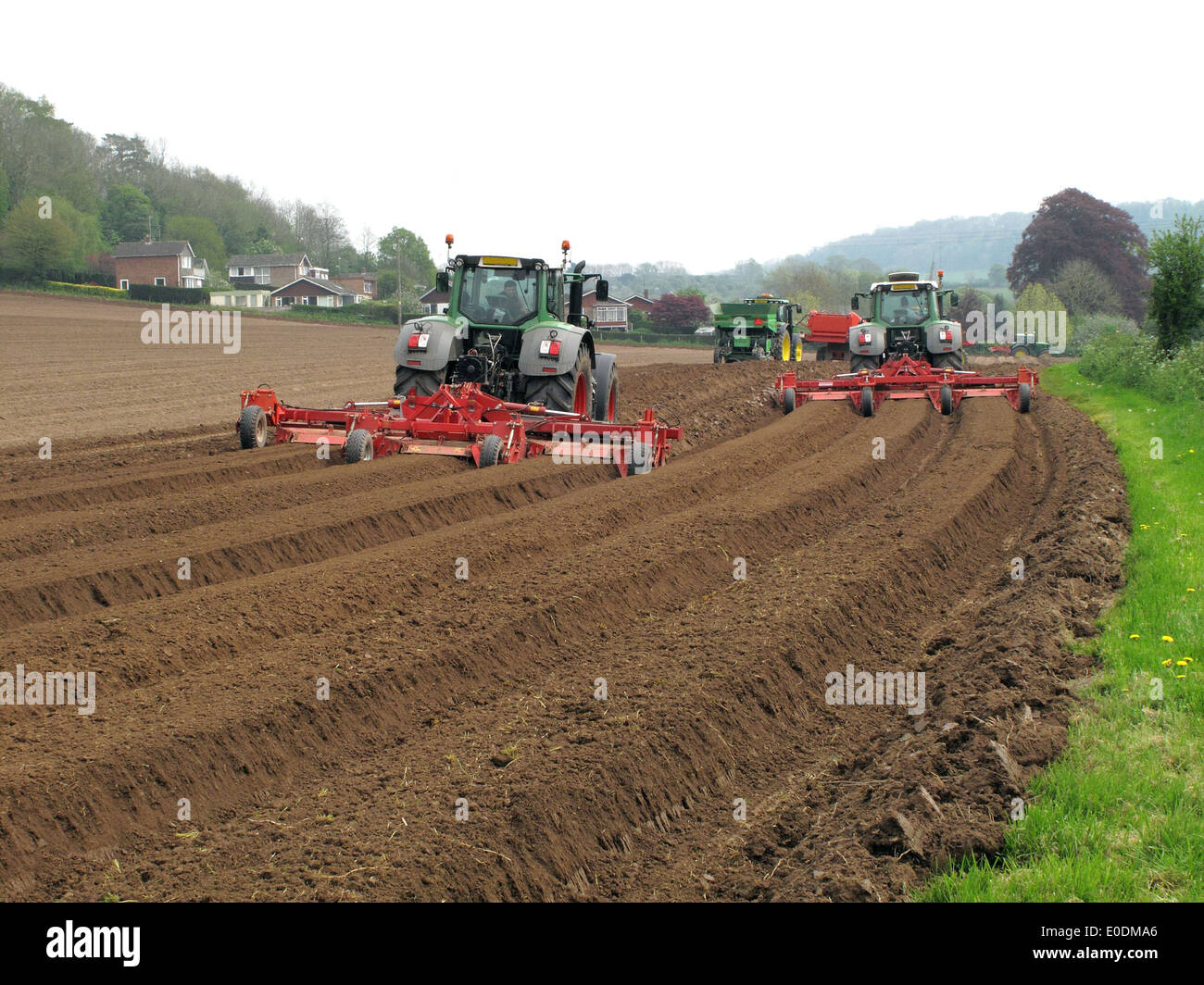 Farming in the Wye Valley Stock Photo - Alamy