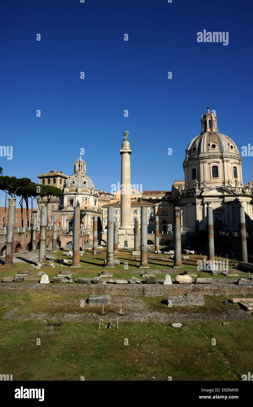 Rome basilica ulpia hi-res stock photography and images - Alamy
