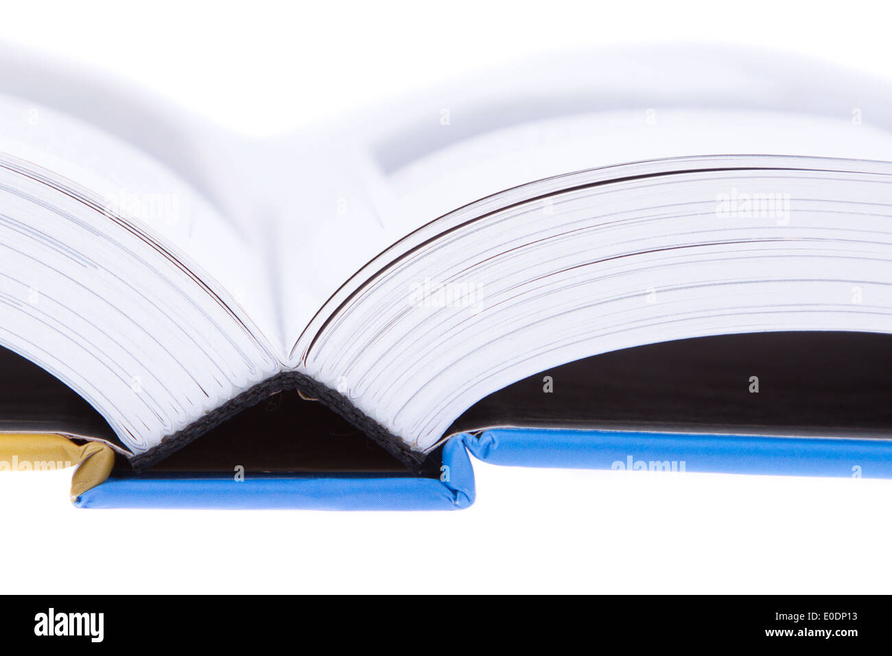 Close-up of a modern opened book (Holland Stock Photo - Alamy