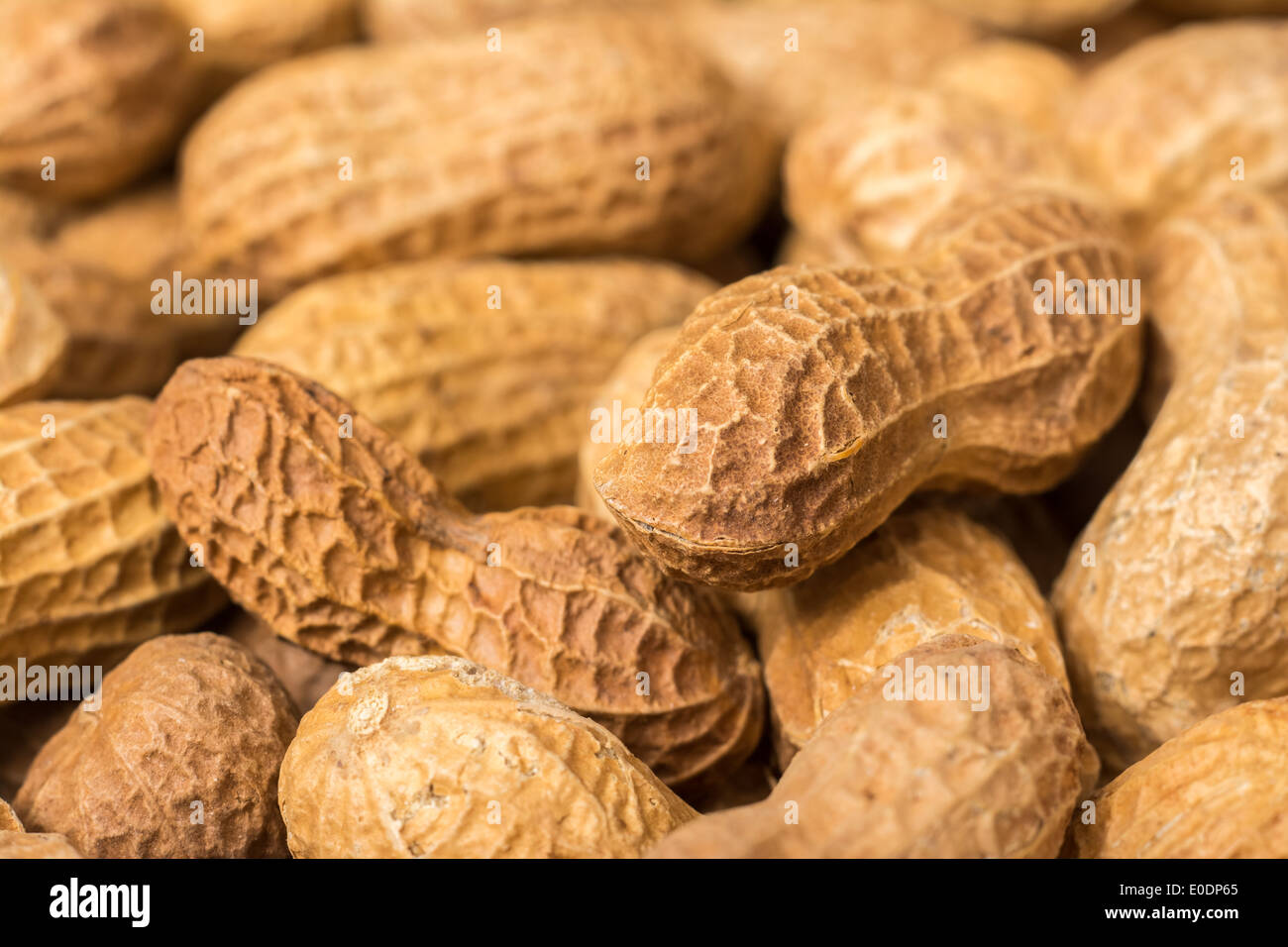 Pile Of Peanuts Close Up Stock Photo - Alamy