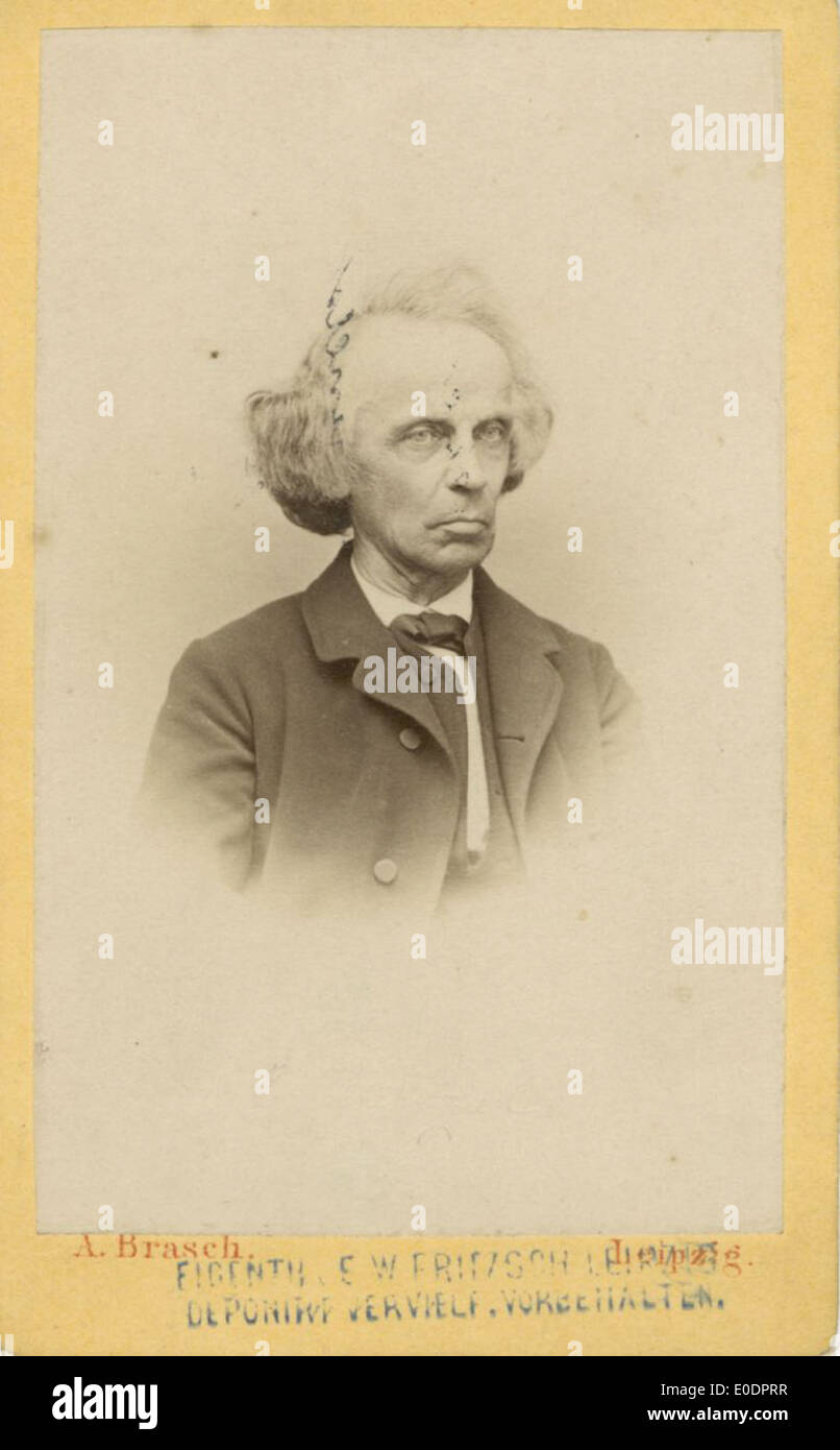 This 19th-century portrait shows Ernst Ferdinand Wenzel, a renowned ...