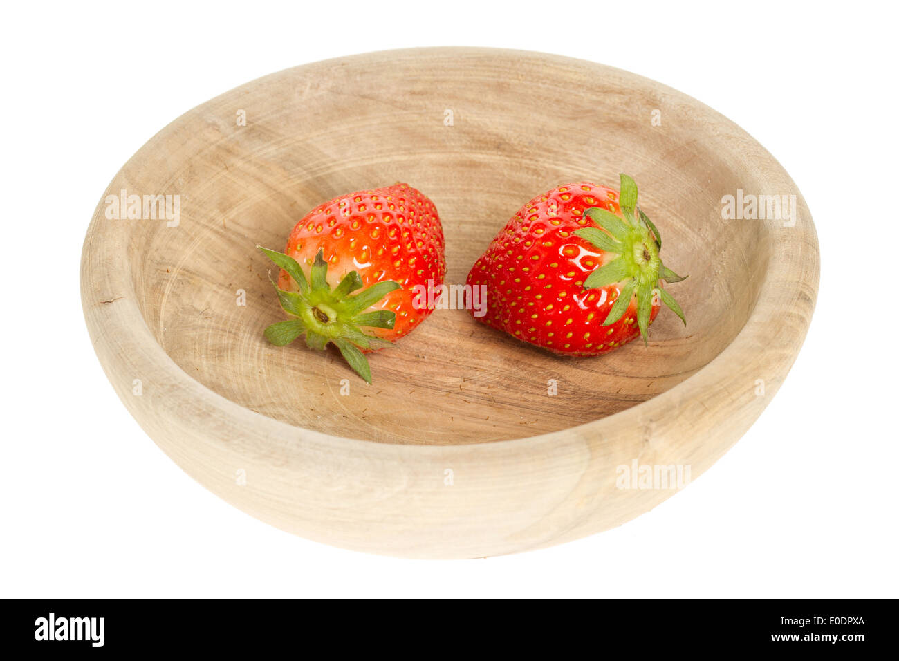 Fresh strawberry in bowl Cut Out Stock Images & Pictures - Alamy