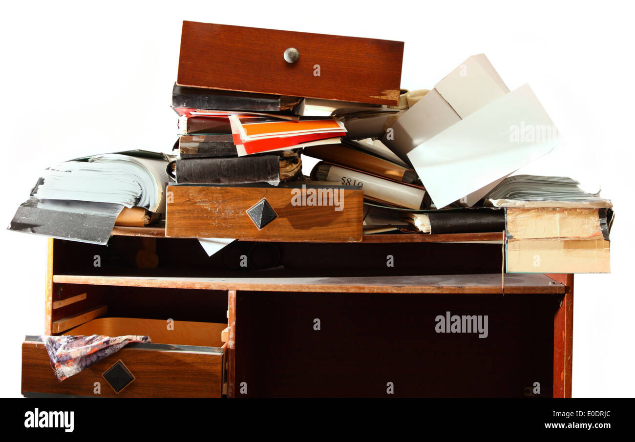 Paperwork desk messy hi-res stock photography and images - Alamy