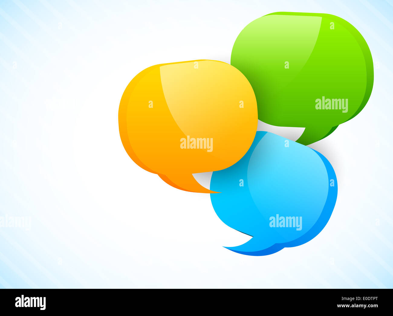 Vector chat bubble in 3d style hi-res stock photography and images - Alamy