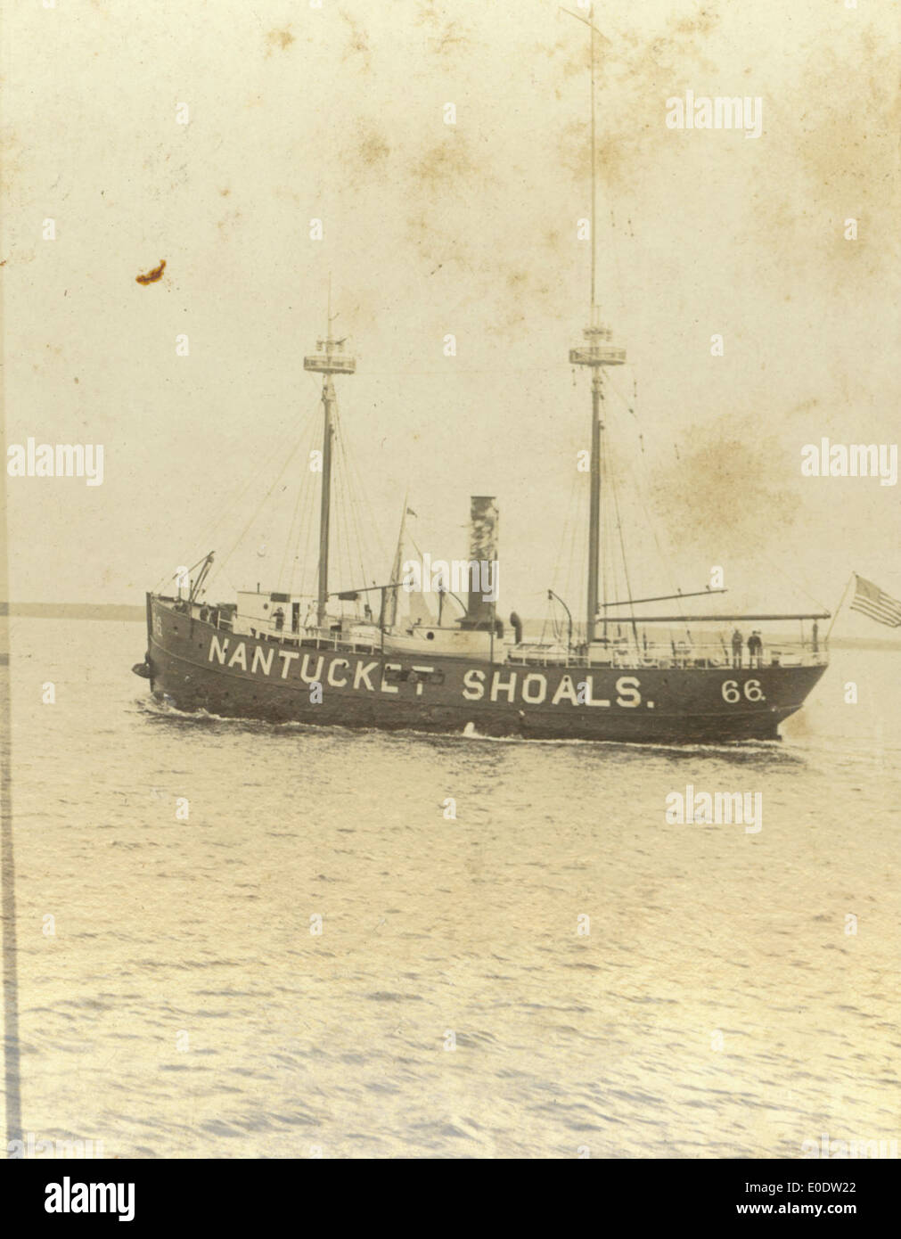 Nantucket Shoals Lightship no. 66 Stock Photo - Alamy