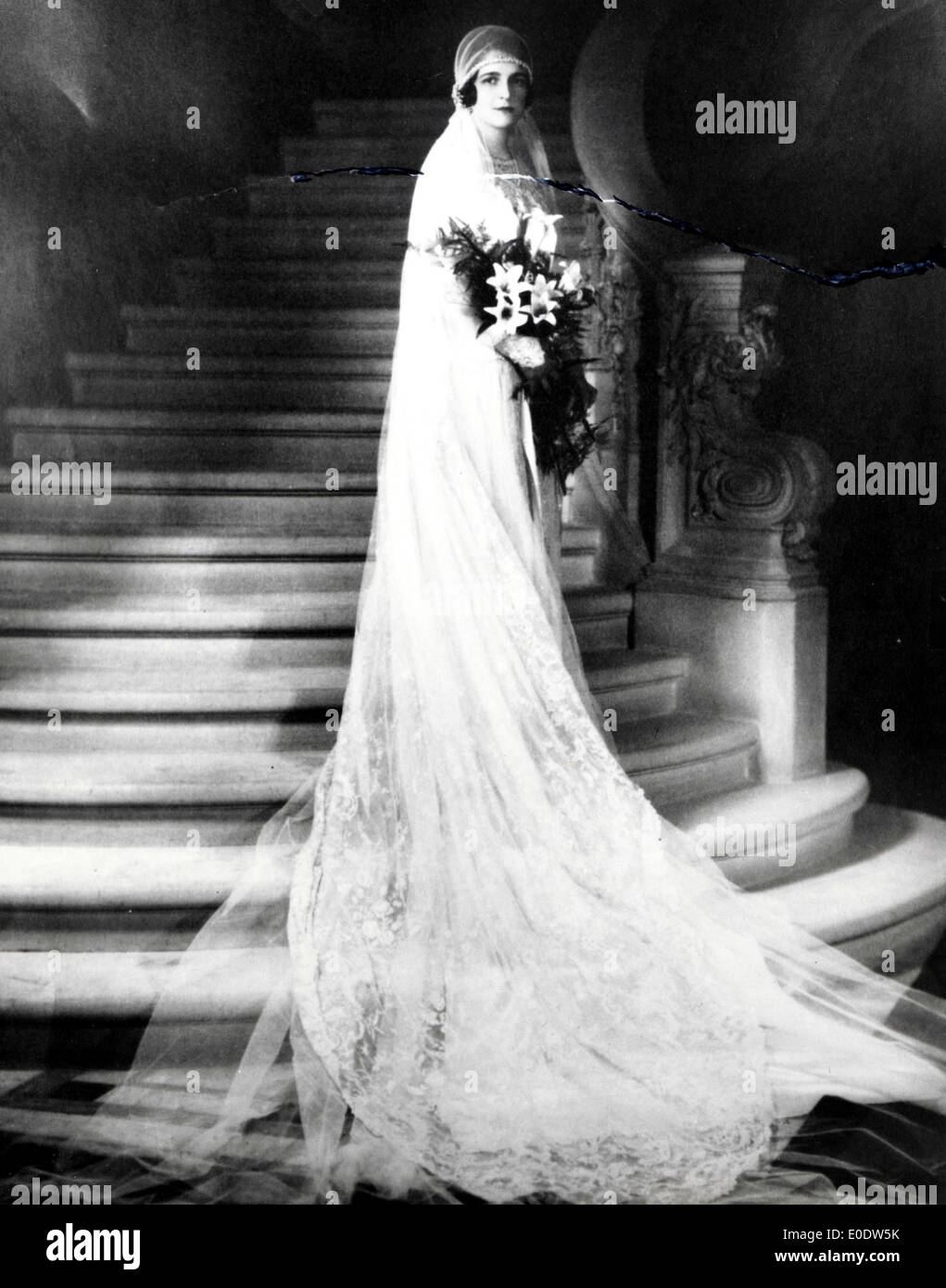 Arline Wilma Preston in a black and white photograph, captured in her ...