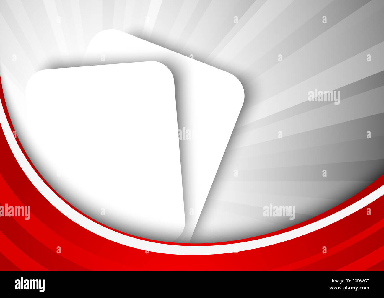 Abstract red background with card Stock Photo - Alamy