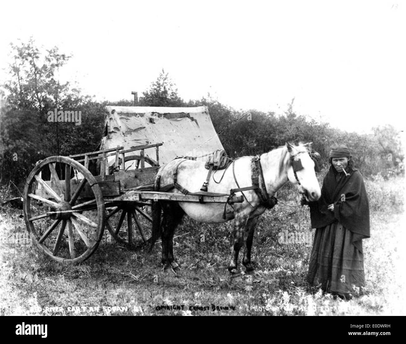 Red river cart hi-res stock photography and images - Alamy