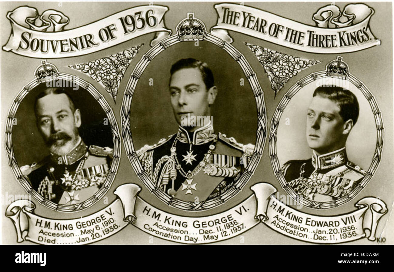 This postcard, titled 'Year of the Three Kings,' commemorates the ...
