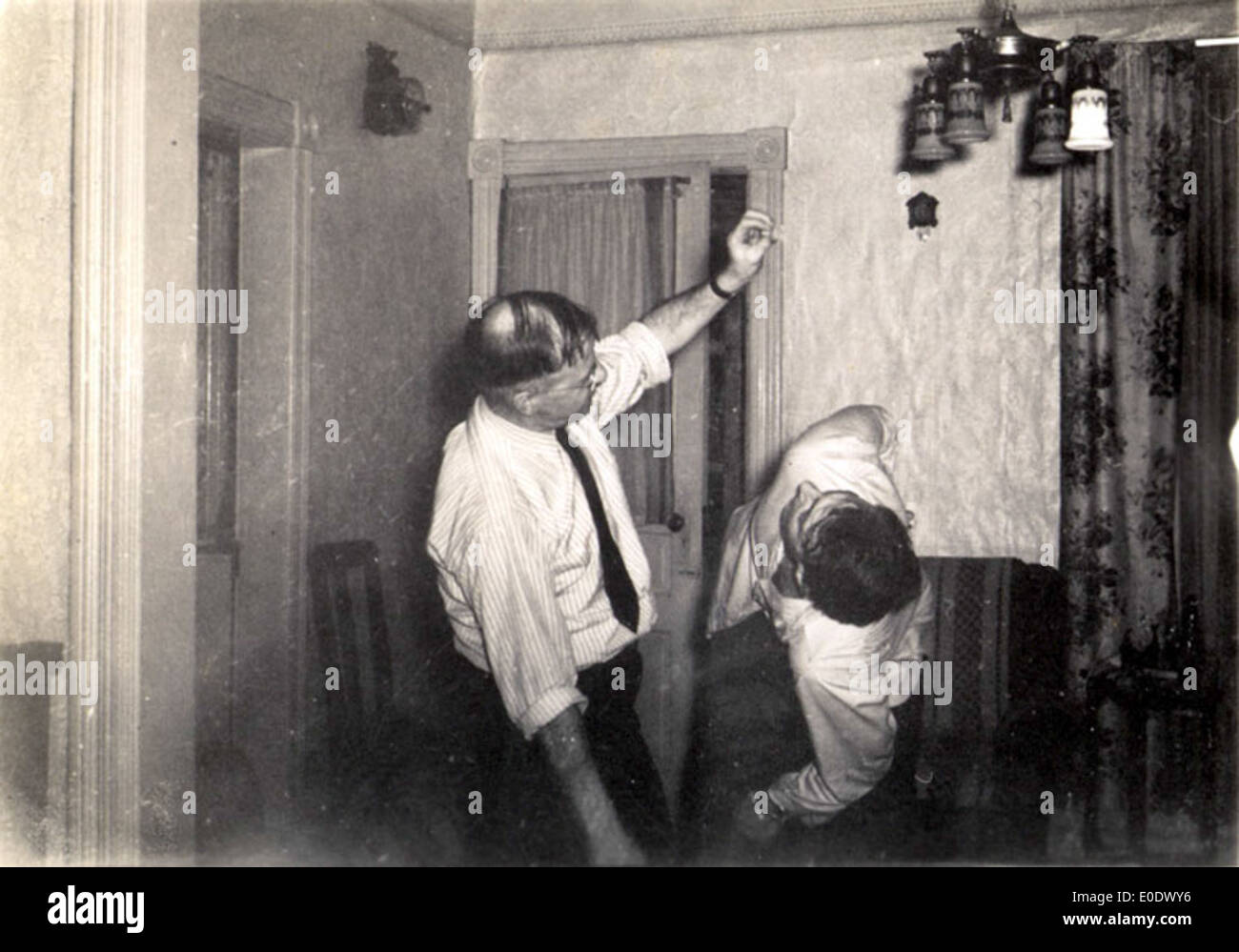 A photograph from the 1930s showing A.E. Cross, likely linked to ...