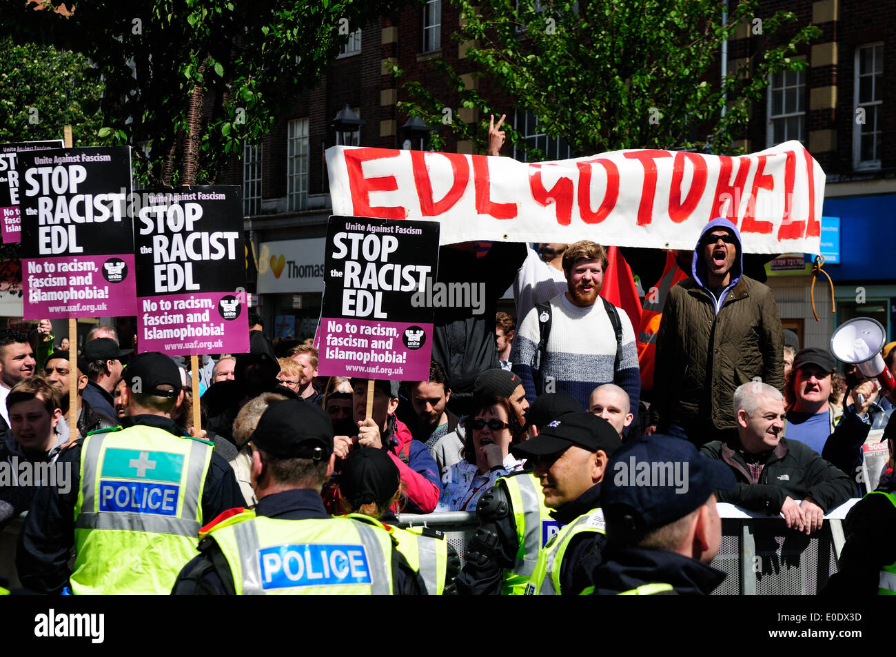 Rotherham edl march hi-res stock photography and images - Alamy