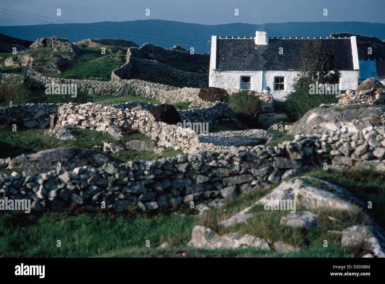 Traditional Cottage, Co Galway, Ireland Stock Photo - Alamy
