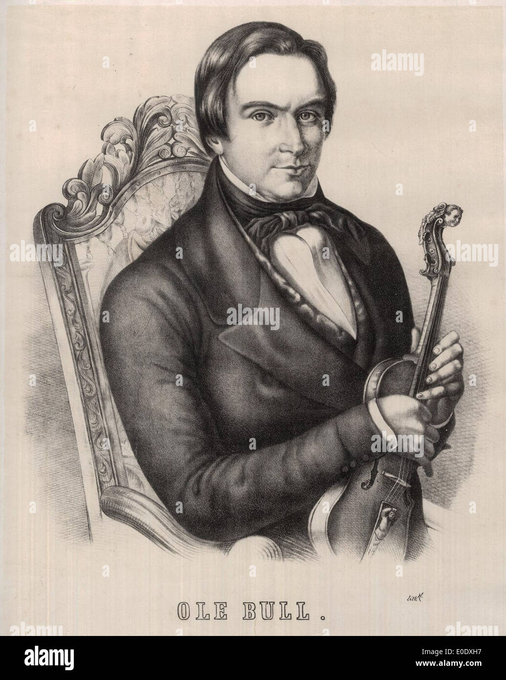 Ole bull portrait hi-res stock photography and images - Alamy