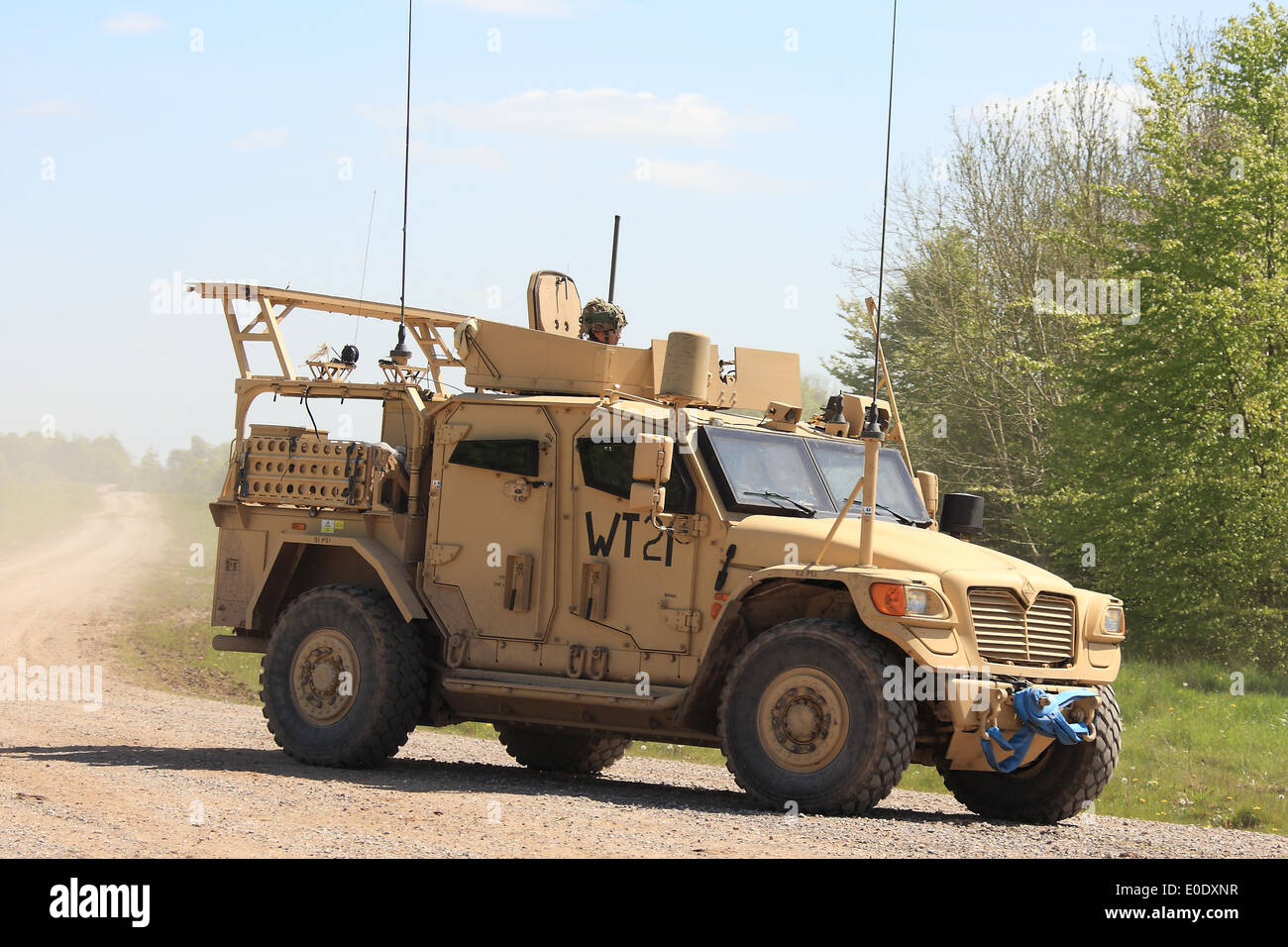 UK Army Husky Protected Support Vehicle Stock Photo - Alamy