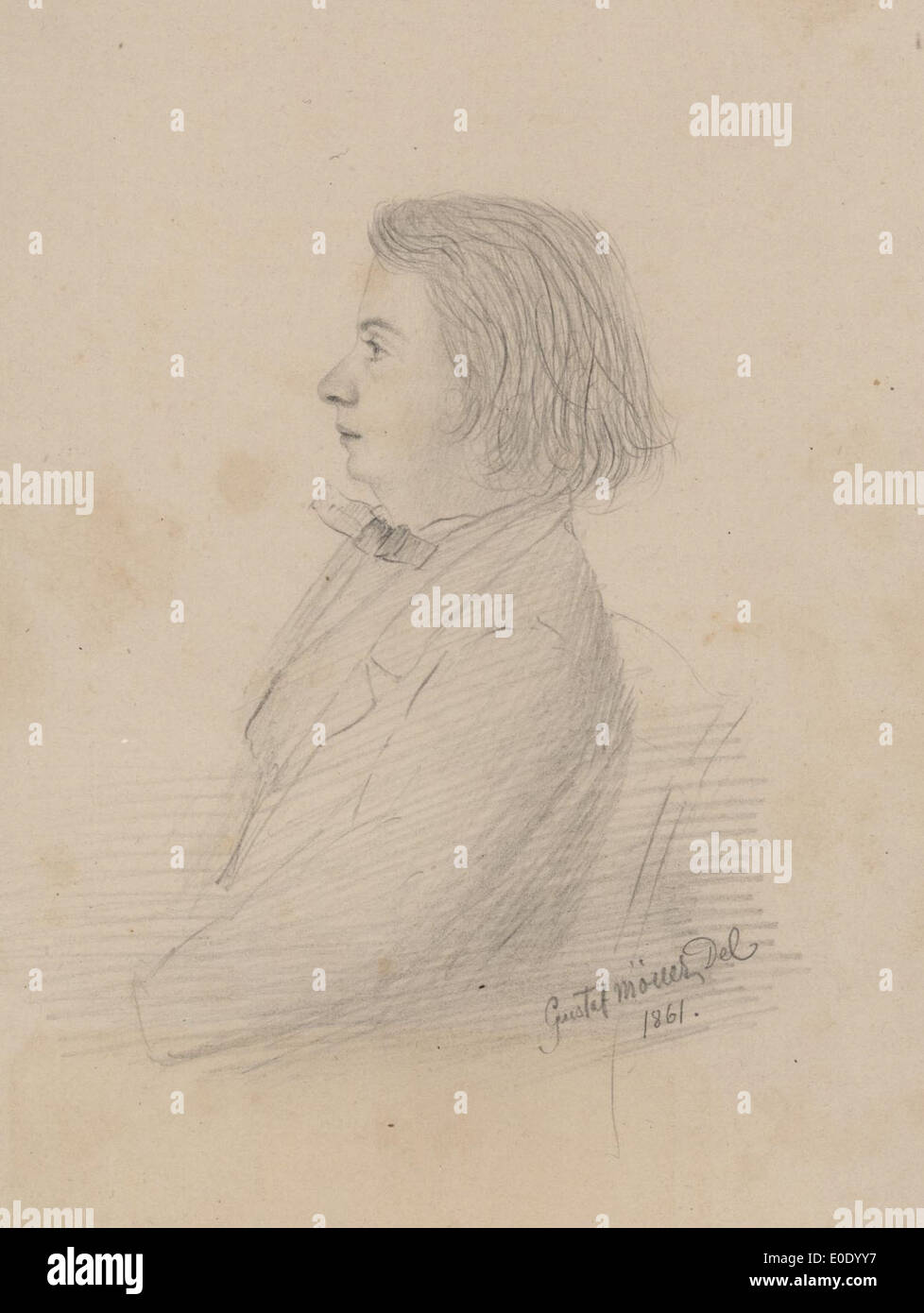 Edvard grieg portrait drawing hi-res stock photography and images - Alamy