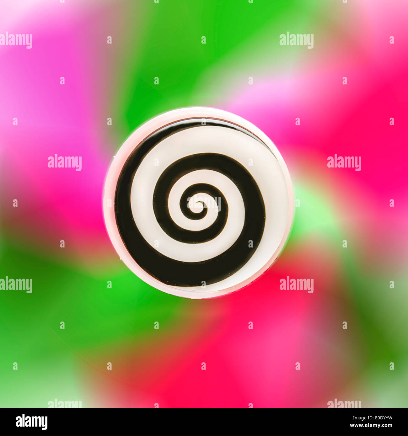 Abstract Macro Psychedelic Colorful Windmill Stock Photo - Alamy