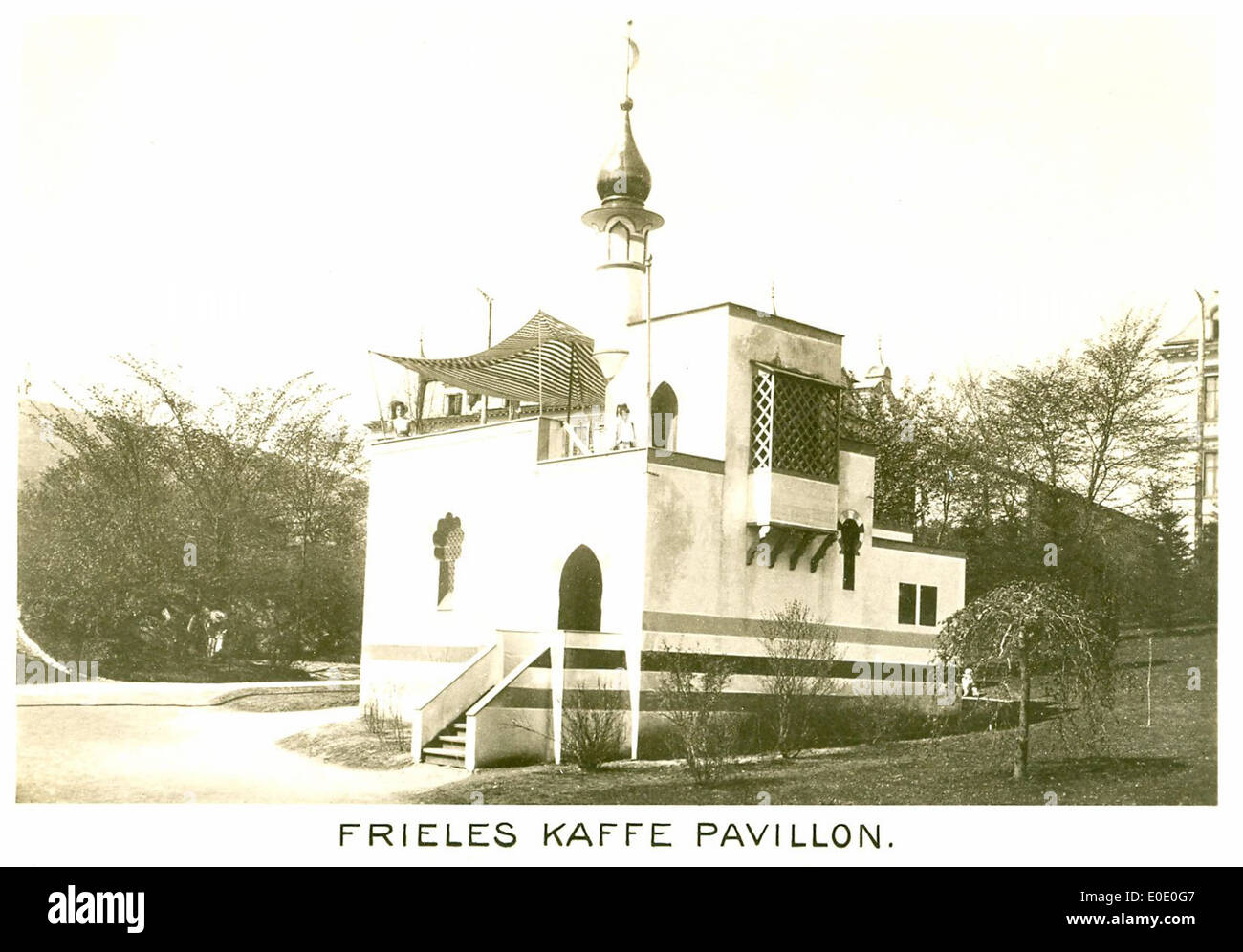Friele's Coffee Pavilion, built in 1898, was a public exhibition space ...