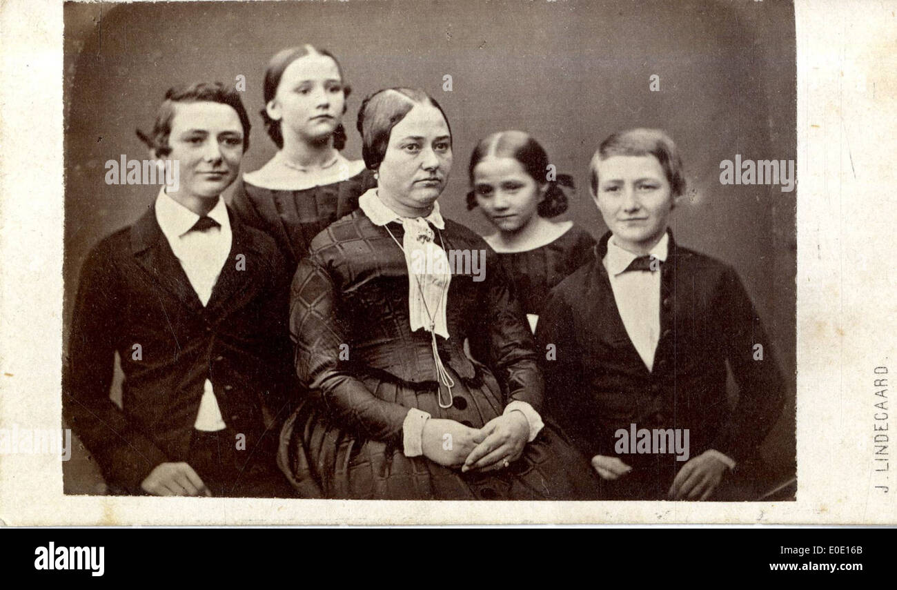 Bull family portrait Stock Photo - Alamy