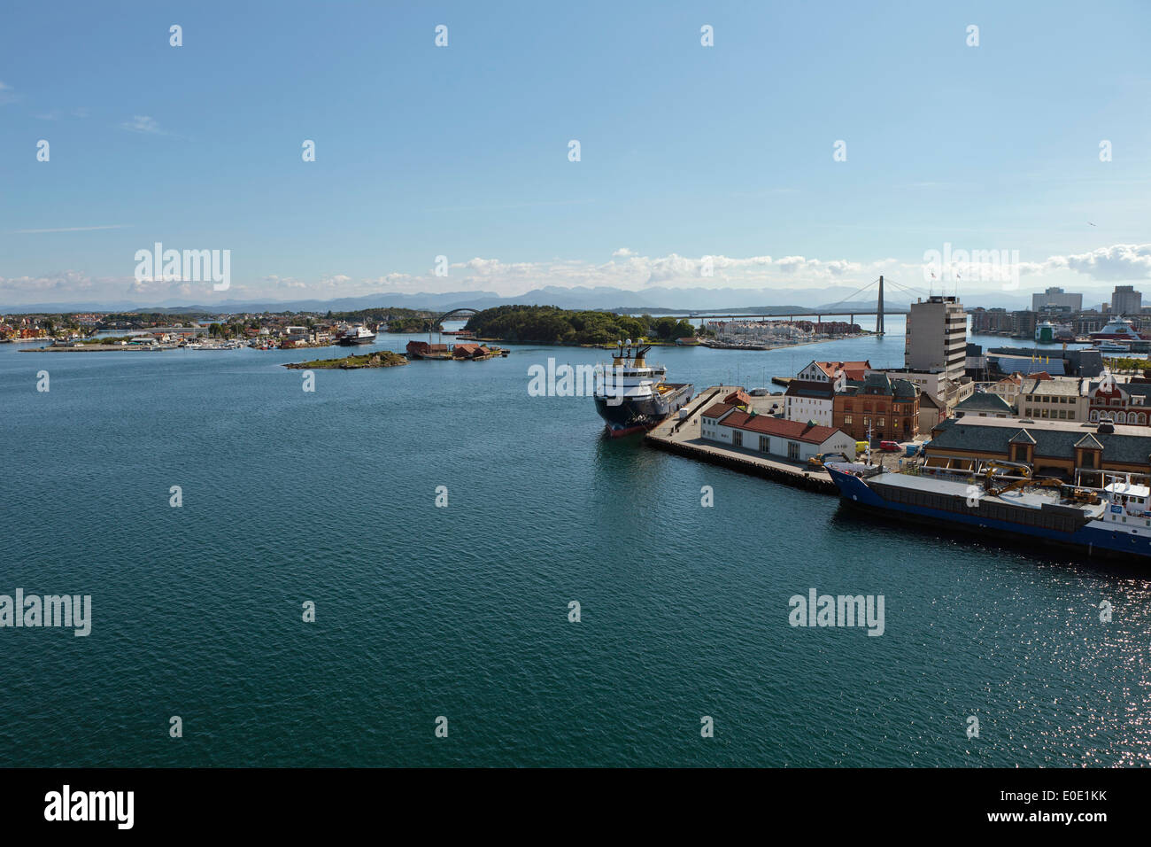 Port of Stavanger, Norway Stock Photo - Alamy
