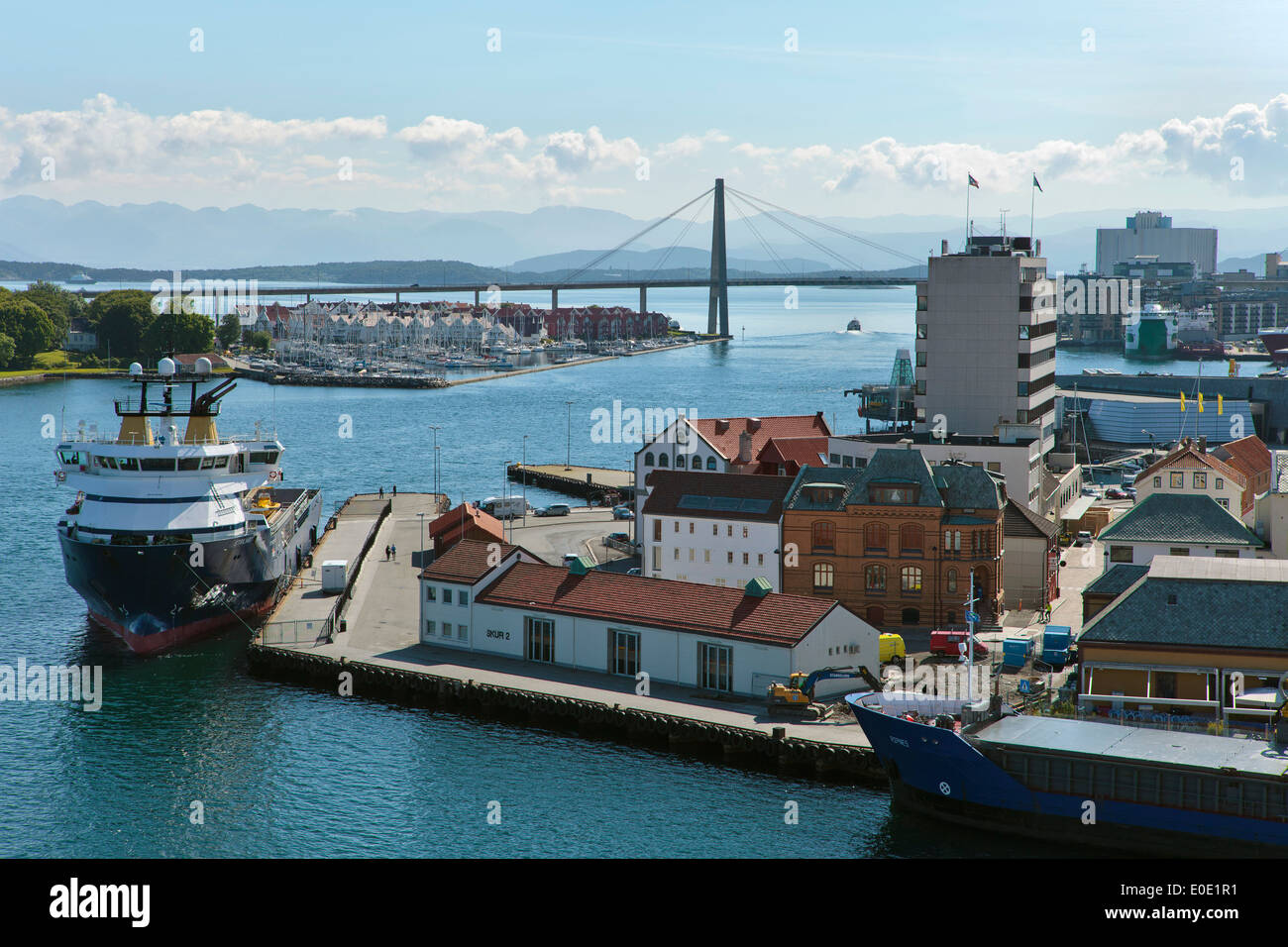 Port of Stavanger, Norway Stock Photo - Alamy