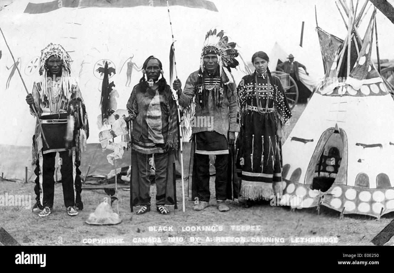 Black Looking’s Teepee Stock Photo - Alamy