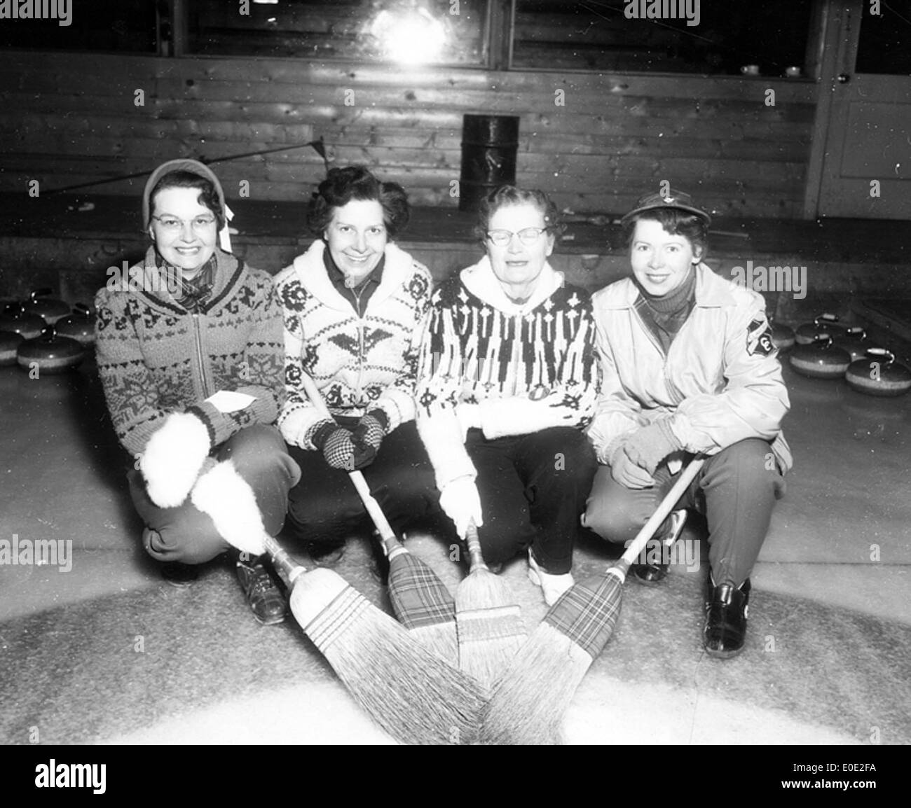 This image captures the women’s curling championship team, celebrating ...