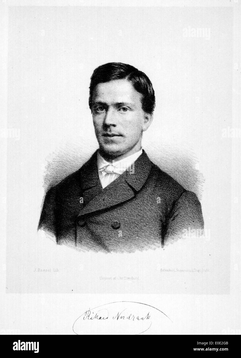 Lithographic portrait Black and White Stock Photos & Images - Alamy