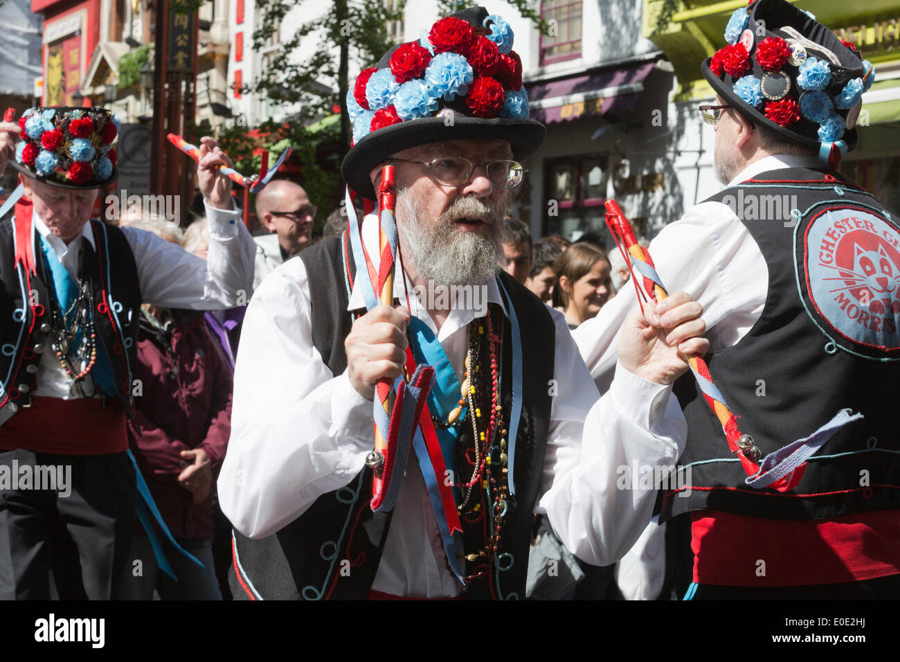 The chester city morris men hi-res stock photography and images - Alamy