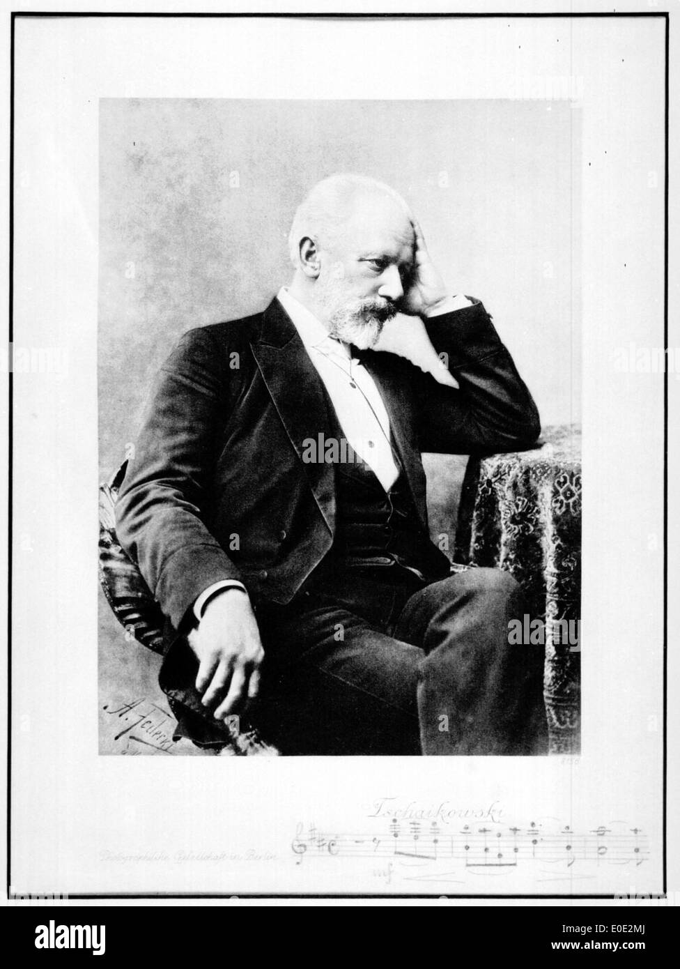 Tchaikovsky portrait classical music hi-res stock photography and ...