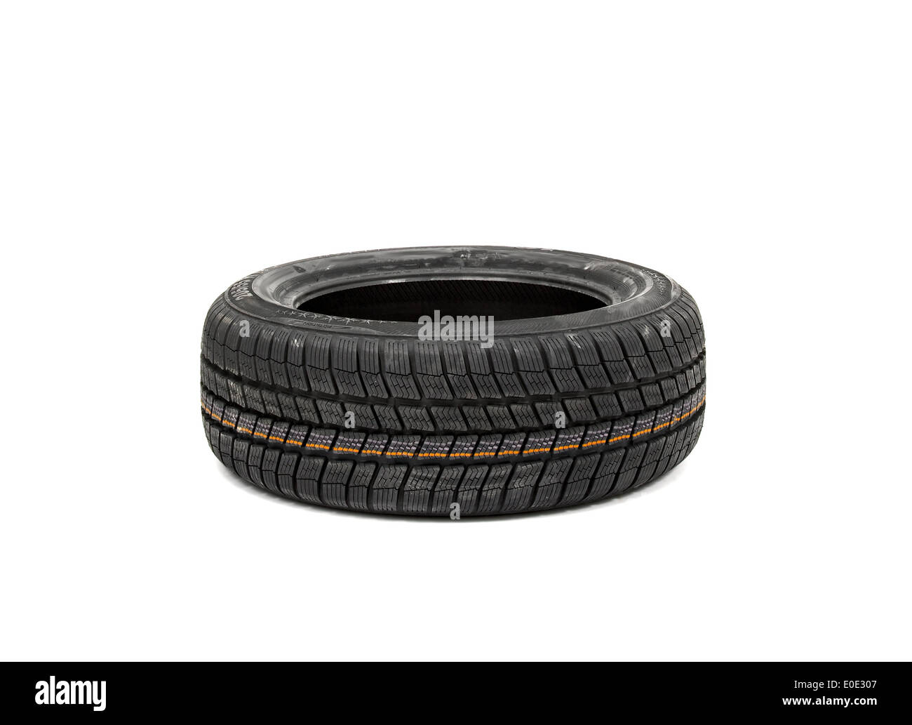 Tyre on white Stock Photo - Alamy