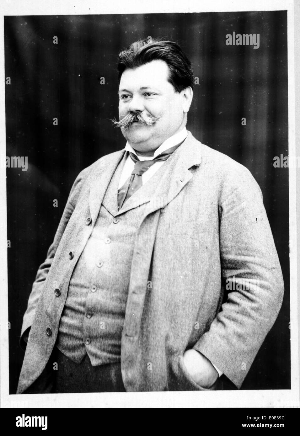 Portrait of man with moustache Stock Photo - Alamy
