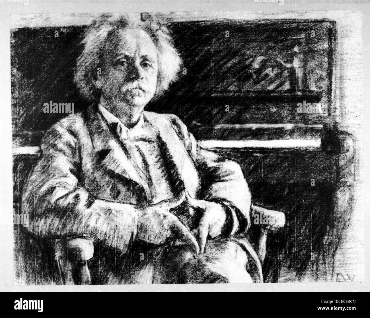 Edvard grieg portrait drawing hi-res stock photography and images - Alamy