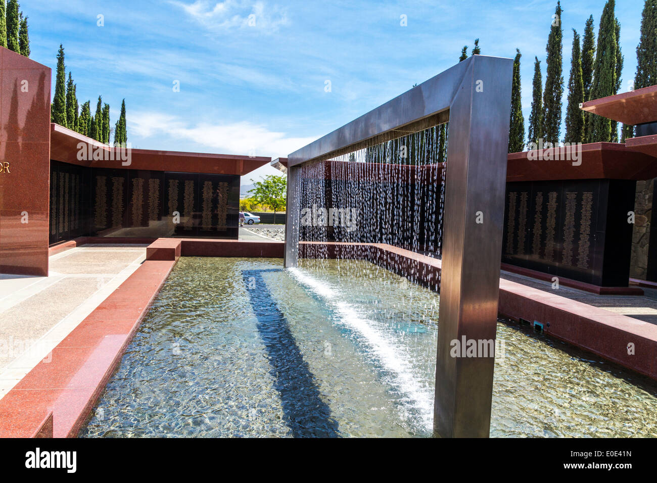 The Medal of Honor Memorial at the Riverside National Cemetery in ...