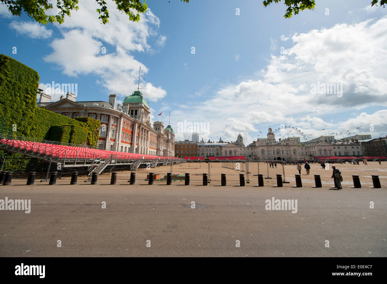 London, UK. 10th May, 2014. 10.5.14 Horse Guards Parade Ground, London ...